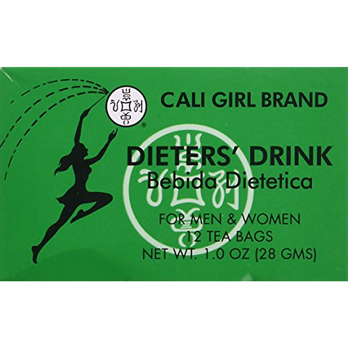 Dieter's Drink Cali Girl Brand for Men and Woman NT WT 1.0oz