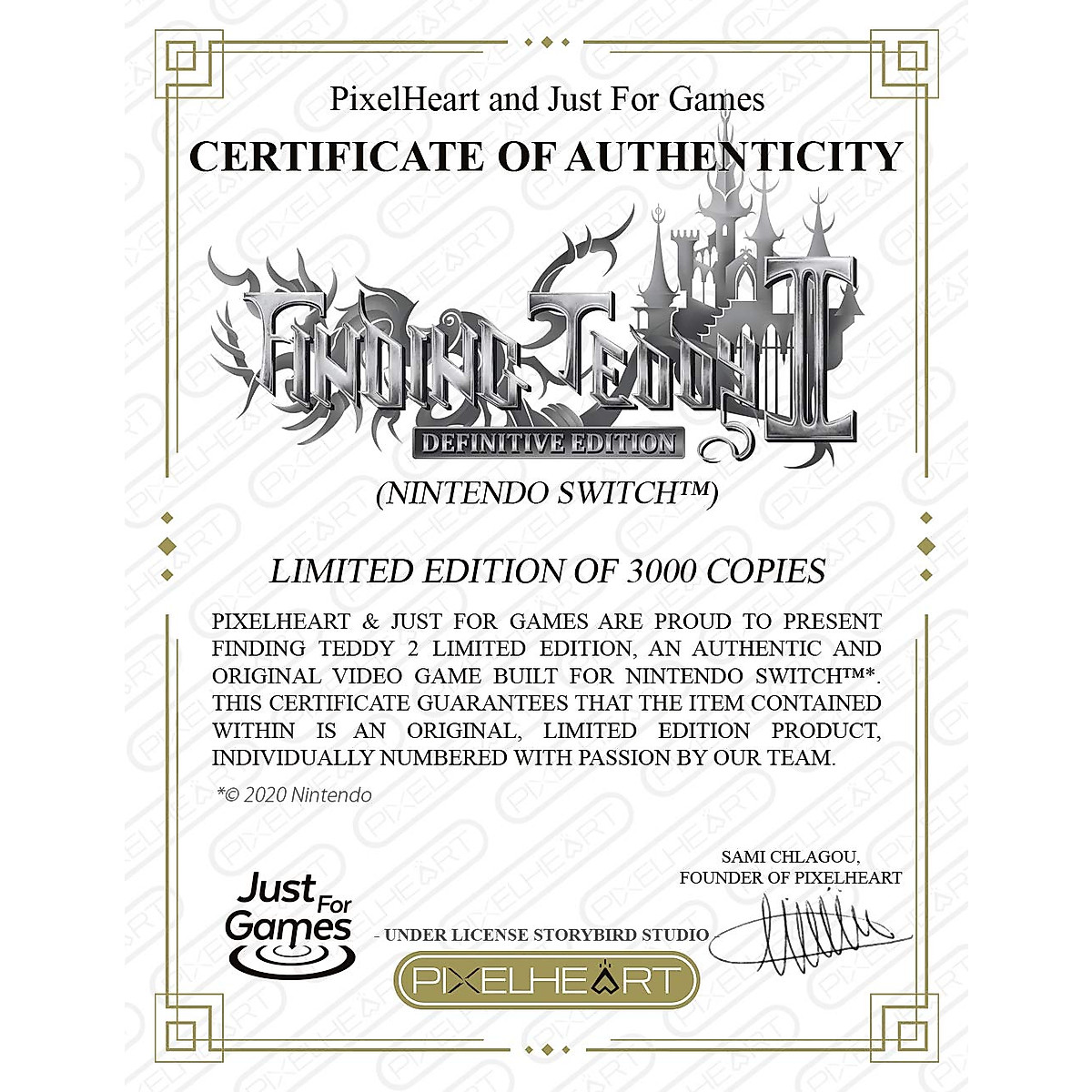 Finding Teddy 2 Definitive Edition Just Limited Switch