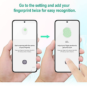 AACL Galaxy S22 Plus Screen Protector Tempered Glass for Samsung Galaxy S22 Plus 5G,6.5 Inch [Fingerprint Unlock][Anti-Scratch][3 Pack]
