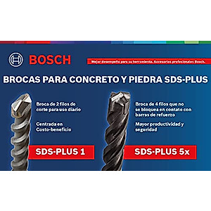 BOSCH HCBG09 5/16 In. x 6 In. BlueGranite Carbide Hammer Drill Bit