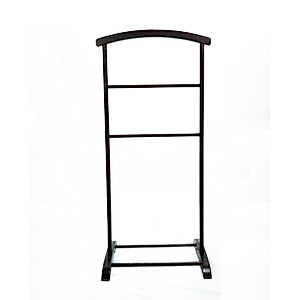 Homenetics Deluxe Hardwood Clothes Valet Stand (Espresso)