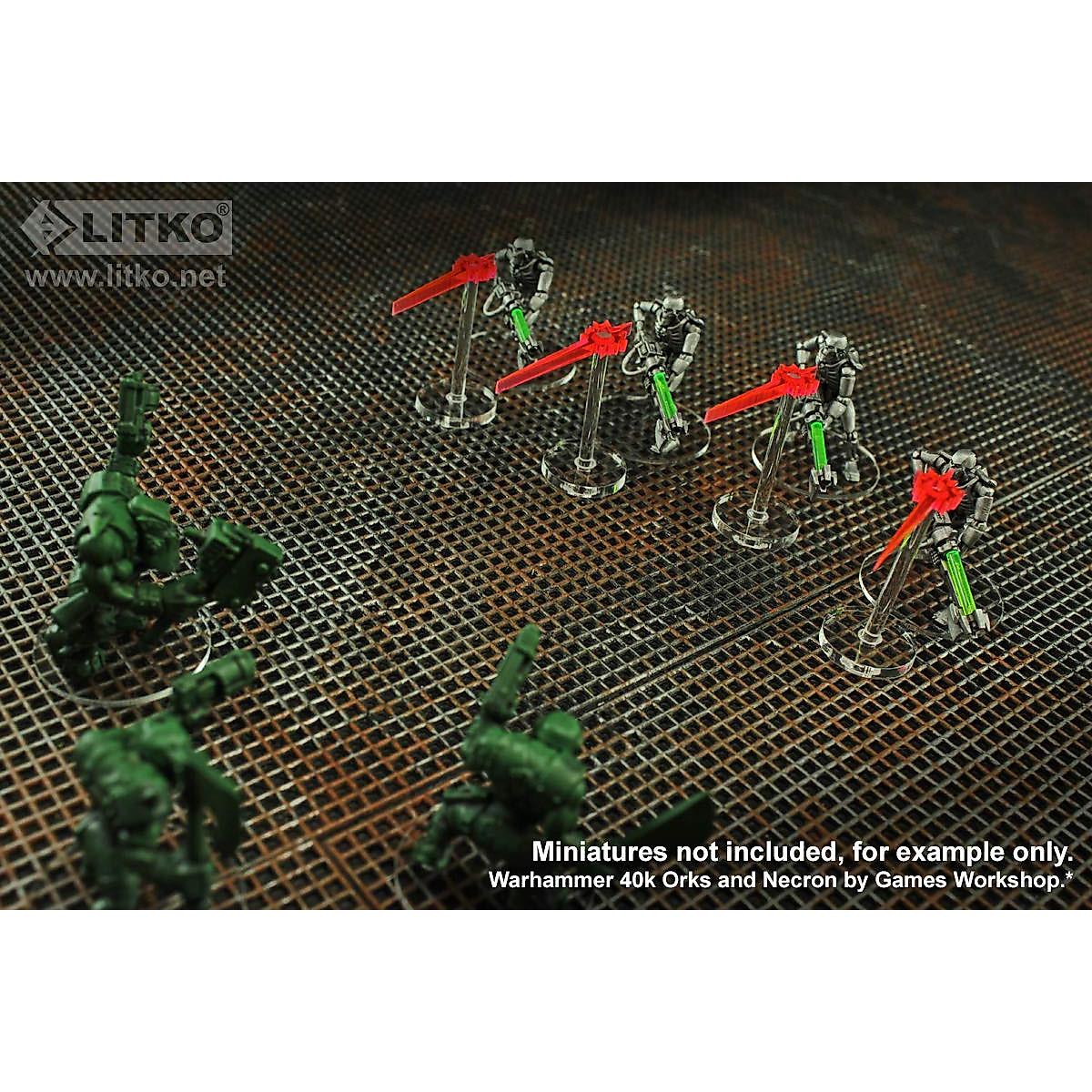 LITKO Laser Beam Stands, Fluorescent Pink (5)