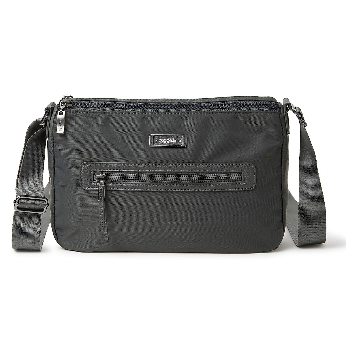 Baggallini womens Crossbody, Grey, One Size US