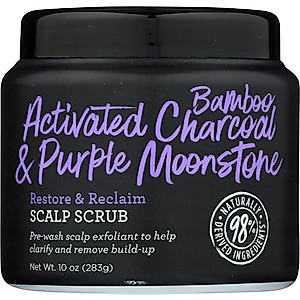 Not Your Mother's Activated Bamboo Charcoal & Purple Moonstone Scalp Scrub, 10 Oz