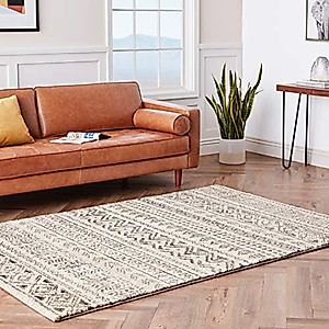 Loloi Emory Stone/Graphite 5'-3" x 7'-7" Area Rug