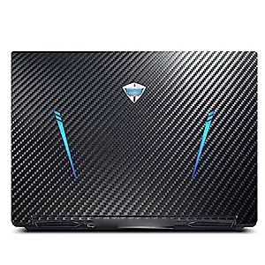 Vaxson 2-Pack Back Protector Film, compatible with Dell XPS 17 9000 9720 17" Laptop Black Guard Sticker Skin [ Not Front Tempered Glass Screen Protectors ]