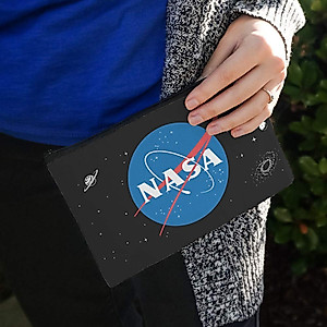 NASA Official Meatball Logo Pencil Pen Organizer Zipper Pouch Case