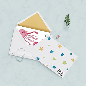 Runtoo Under The Sea Wall Stickers Whale Fish Jellyfish Wall Decals Bathroom Kids Bedroom Baby Nursery Wall Decor