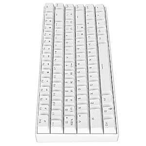 Kafuty-1 Mechanical Gaming Keyboard | 82 Keys | RGB LED Backlit | 2.4G/ Bluetooth 3.0/ Type C Wired 3 Modes, for Windows2000/ME/XP/for Vista /7/HarmonyOS/8/10/for Android/for iOS (Black Shaft)