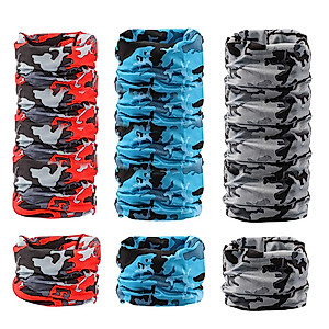 Uneam Men's Standard Balaclava, Camouflage(6 Pack), 5 1/8