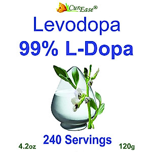 l-dopa Powder - 99% Mucuna Pruriens Extract - Natural Velvet bean - 2.4oz. - 240 Servings