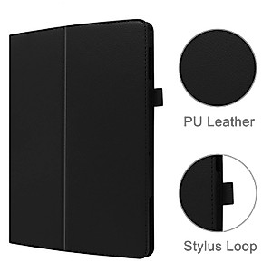 zukof Case for All-New Fire Max 11 (2023) Protective Cover Premium PU Leather Folding Stand Folio Cover for Amazon Fire Max 11 inch Tablet (13th Generation, 2023 Release) with Auto Wake/Sleep (Black)