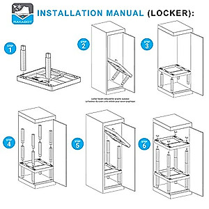 RAKABOT Water and Sand Collecting and Draining Shoe and Boot Rack, Unique Locker Shelf Solution and Locker Organizer
