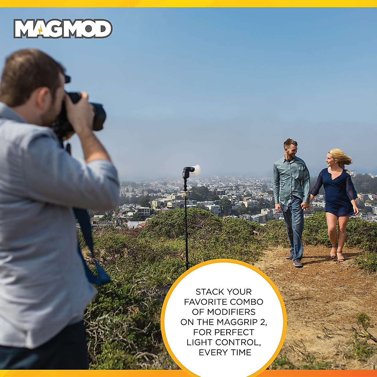 MagGrip 2 by MagMod | Magnetic Light Diffuser Attachment | Universal Silicone Speedlite Mount | Modular Camera Lighting System | Photography Light Diffuser