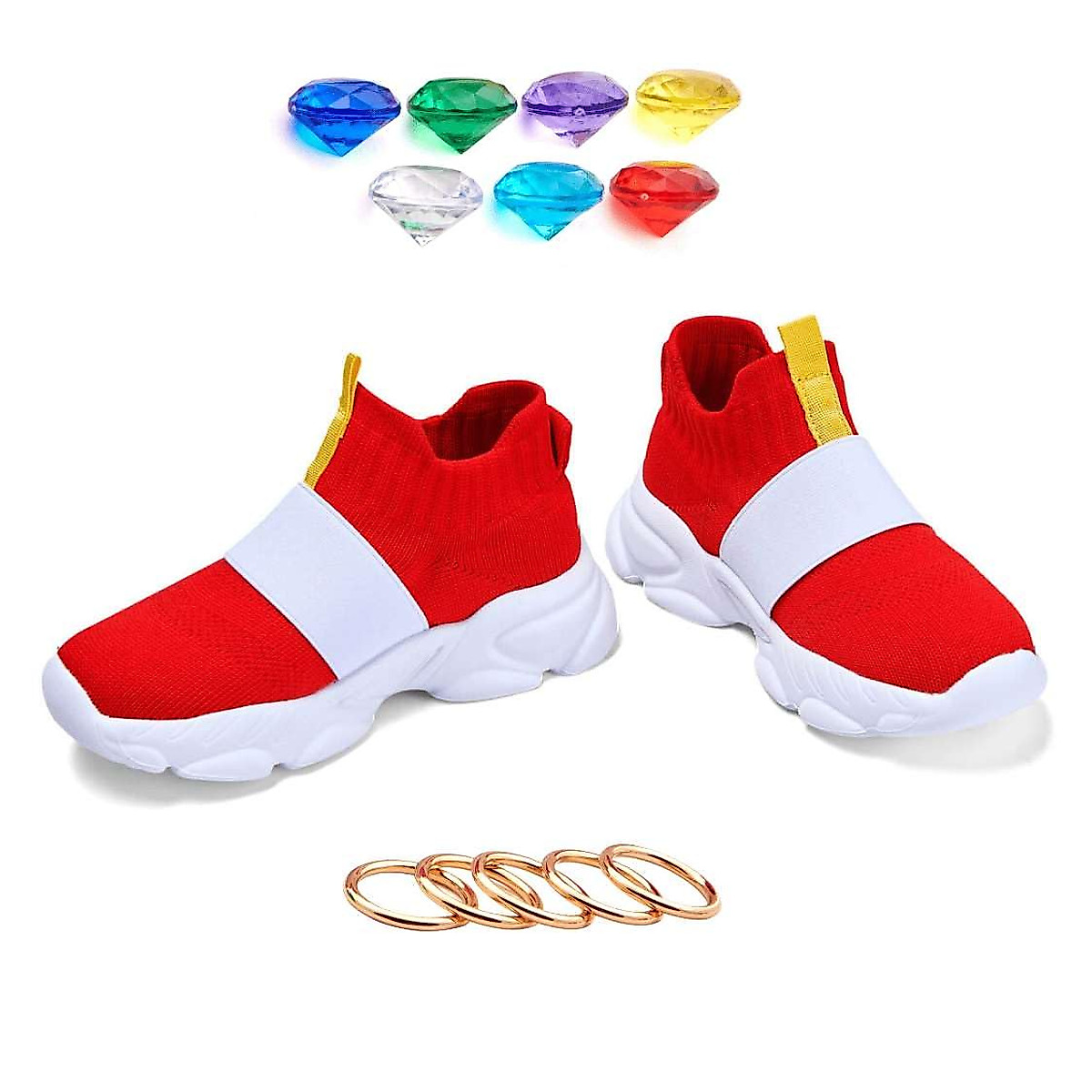 Shoes for Boys Girls Kids Children Red Running Walking Sneakers Tennis Shoes Birthday Party Gift