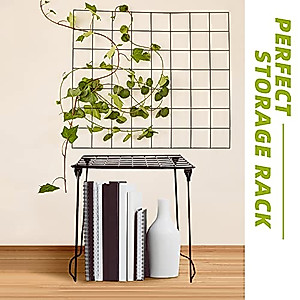 2 Pcs Locker Shelf, 12" Stackable Locker Shelves for School Lockers Office Locker Organizer Suitable for School, Office, Bathroom