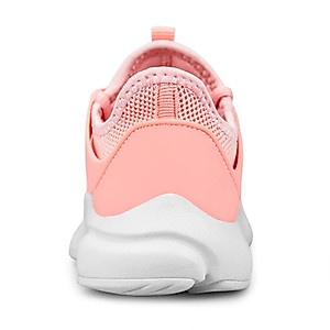 Troadlop Girls Shoes Mesh Slip On Gym Athletic Sneakers for Girls Pink Size 2 M US Little Kid