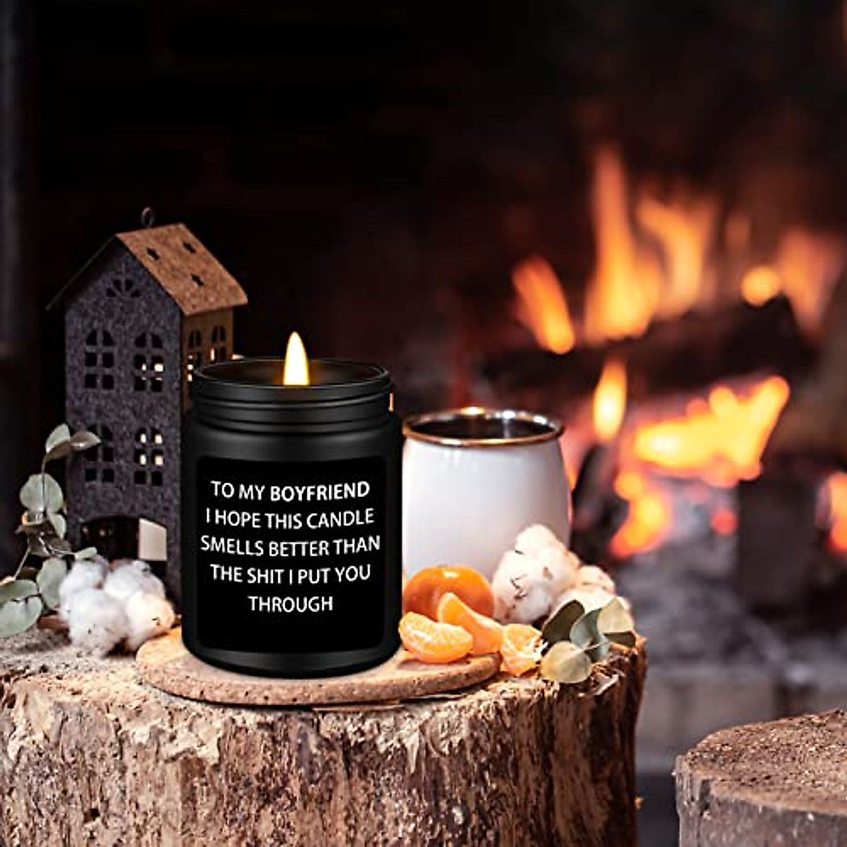 Gifts for Boyfriend from Girlfriend, Best Fiance Boyfriend Gifts, Gifts for Him, Birthday Gifts Anniversary Funny Gifts Valentines Day Gifts for Boyfriend, Perfect Scented Candles Gifts for Men…