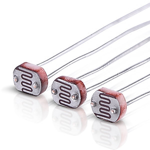 EBOOT 30 Pieces Photoresistor Photo Light Sensitive Resistor Light Dependent Resistor 5 mm (5539)