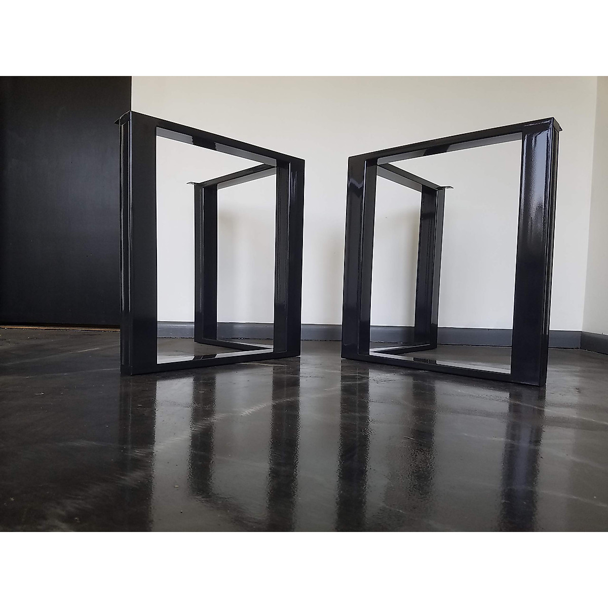 Metal Table Legs, HD Triangular Style - Any Size and Color