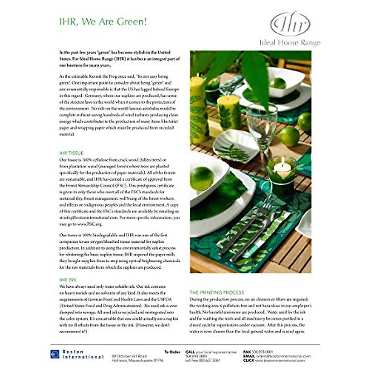 Boston International IHR Rosanne Beck 20-Count 3-Ply Cocktail Beverage Paper Napkins, 5 x 5-Inches, Patriotic Floral