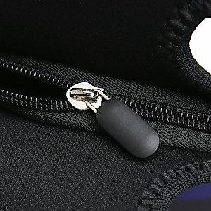 Boys Girls Kids Women Adults Insulated School Travel Outdoor Thermal Waterproof Carrying Lunch Tote Bag Cooler Box Neoprene Lunchbox Container Case (Blue tongue)