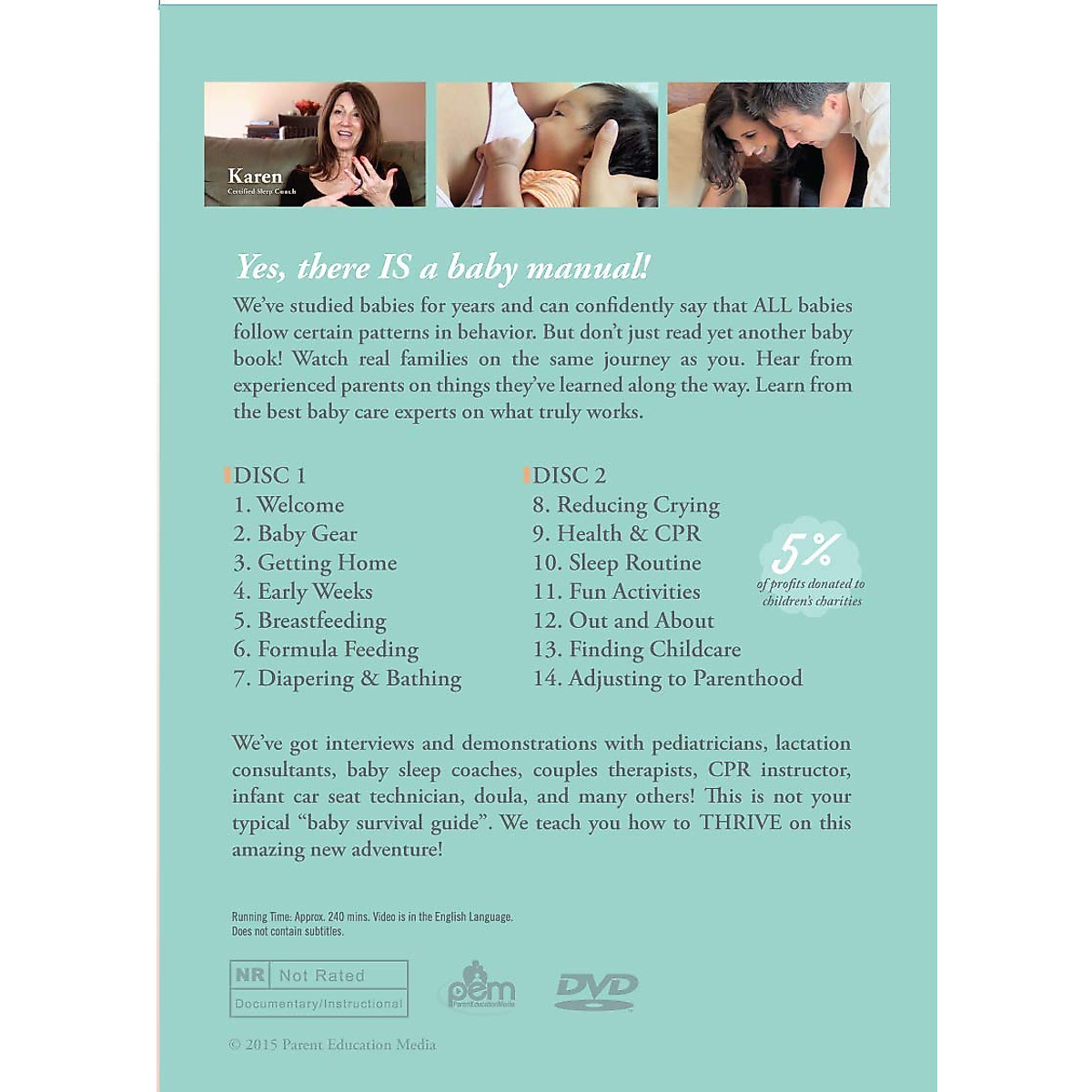 The Baby Manual DVD - Complete Course for New Parents (Newborn Care 0-6 Months)