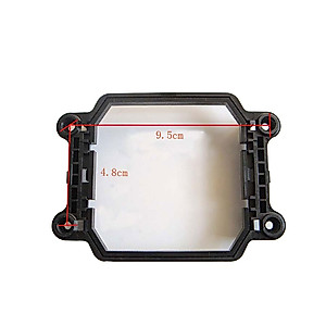 uxcell a13121900ux0265 a13121900ux0265 AMD Plastic CPU Fan Stand Bracket Base Black with Four Screws for AM2 AM3 Socket, Plastic