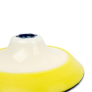 HOMESOM Backer Pads 5 Inch Hook and Loop Rotary Backing Pad for Sanding/Polishing Pads Angle Grinder-Arbor 5/8"-11 1pc