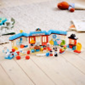 LEGO DUPLO Town Happy Childhood Moments 10943 Family House Toy Playset; Imaginative Play and Creative Fun for Kids, New 2021 (227 Pieces)