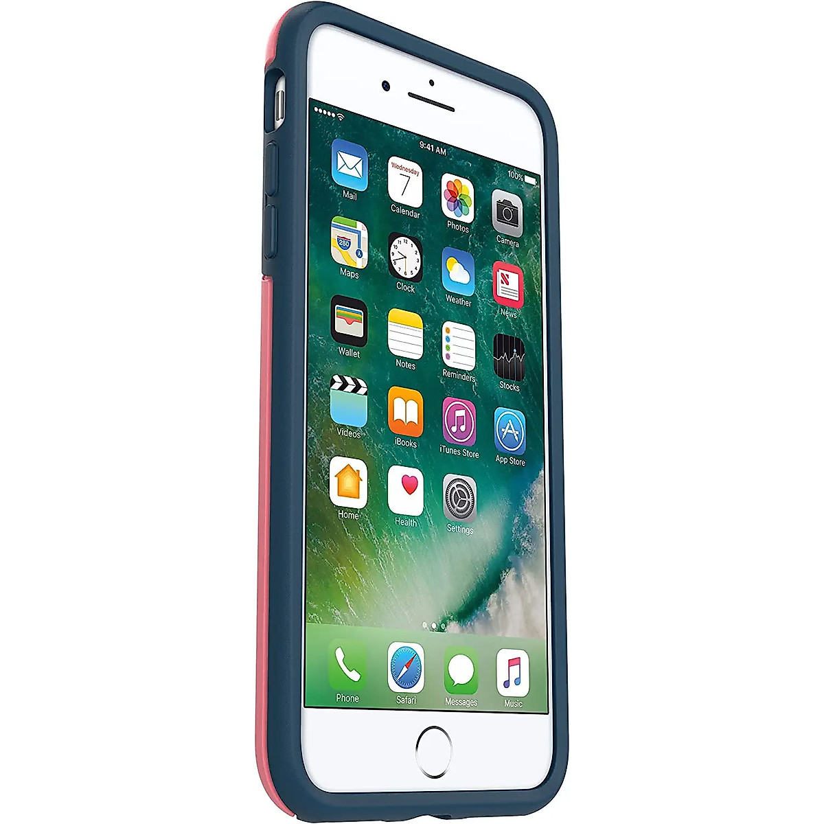 OtterBox Symmetry Series Case for iPhone SE 3rd Gen (2022), iPhone SE 2nd Gen (2020), iPhone 8/7 (NOT Plus) - Includes Cleaning Cloth, Eco-Friendly Packaging - Saltwater Taffy