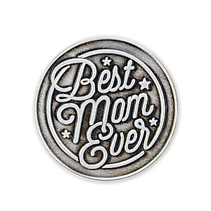 Best Mom Ever Love Expression Coin, Pocket Keepsake Gifts of Appreciation for Mothers Day, Birthday & Special Occasion Distance Gifts, Tokens of Appreciation for Family