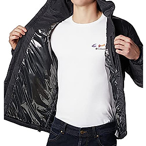 Columbia Mens, Voodoo Falls 590 TurboDown Hooded Jacket, Black, Large