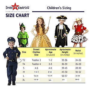Dress Up America Peter Pan Costume for Kids - Fairy Tale Dress Up for Children