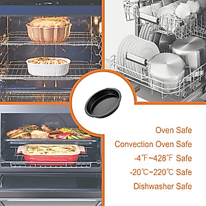 CHEFMADE Baking and Cooling Rack, 13.5-Inch Non-Stick Stackable Collapsible Rectangle Wire Rack for Oven Baking (Black)