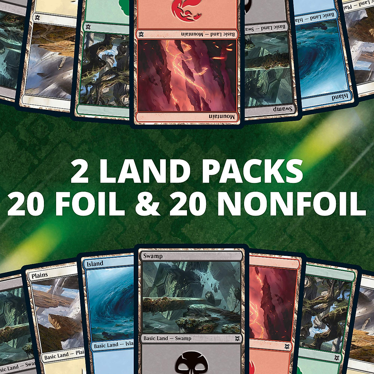 Magic: The Gathering Zendikar Rising Gift Bundle | 10 Draft Booster Packs | 1 Collector Booster | Accessories