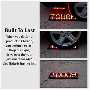 SpellBrite ABIERTO 24 HORAS Sign for Businesses | Abierto-Related Signs with Neon Look, White LED Light | 25.2" x 23.8"