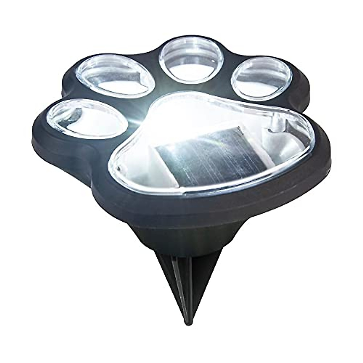 Smart Solar Paw Print Garden Accent Light with Cool White LEDs 3341WMM6