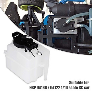 Ruining Durable Plastic RC Fuel Tank, Lightweight Gas Power 75CC 02004 Fuel Tank, RC Accessory for Vehicle Model RC Car