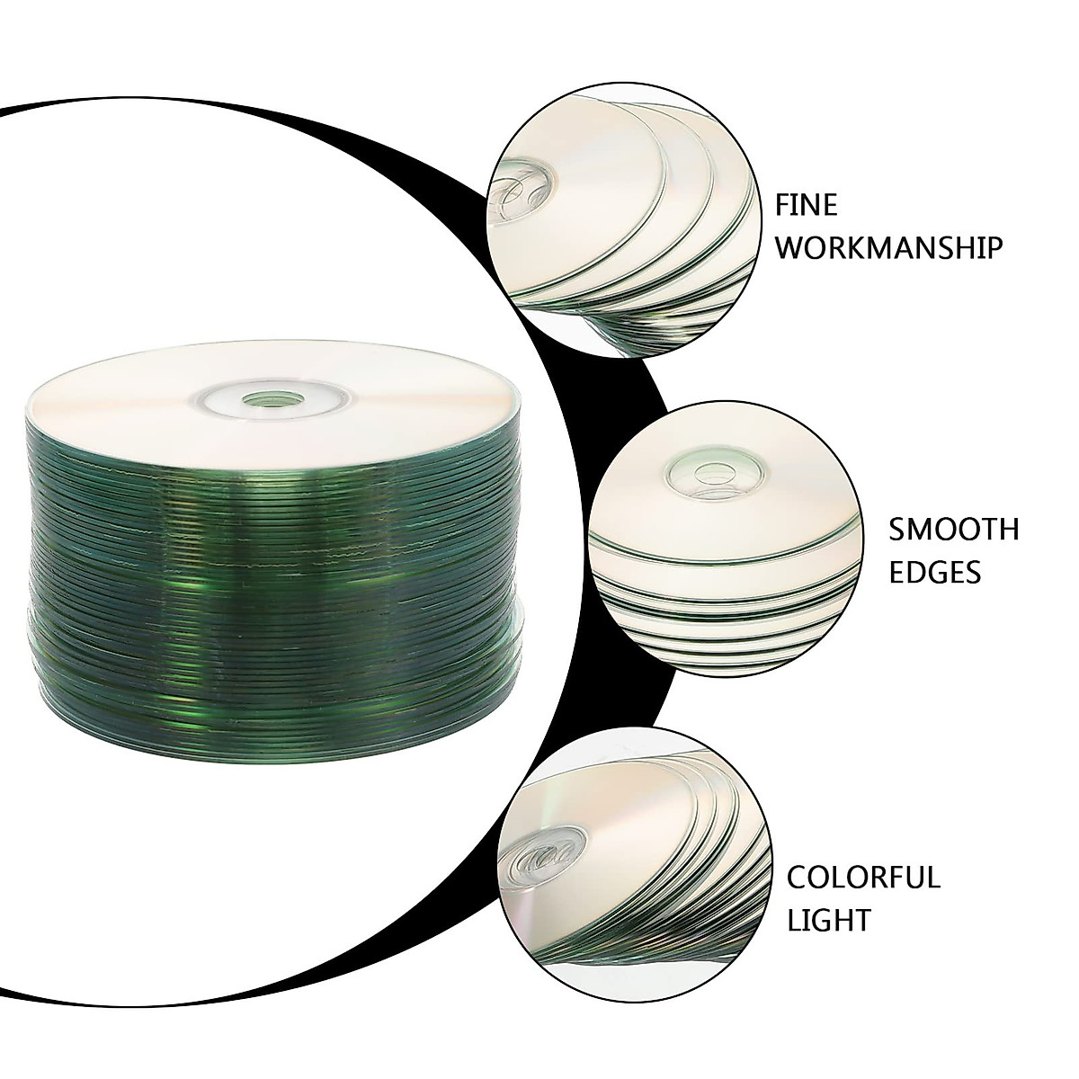 50Pcs Hand Decorated Discs handmade discs DIY Discarded Discs decorative DIY discs cd- r discs home decor Discs Craft blank recordable music rock plastic self made bird