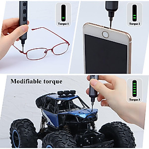 Mulzadl Mini Electric Screwdriver Set - 68 in 1 Power Screwdriver with Magnetic Bits - 64 S2 Universal Bits, 5 Torque Settings, 4 LED Lights - Tool Kit for Repairing Phones Cameras Laptops Watches