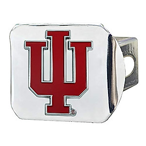 FANMATS 25028 Indiana Hooisers Hitch Cover - 3D Color Emblem 3.4"x4"