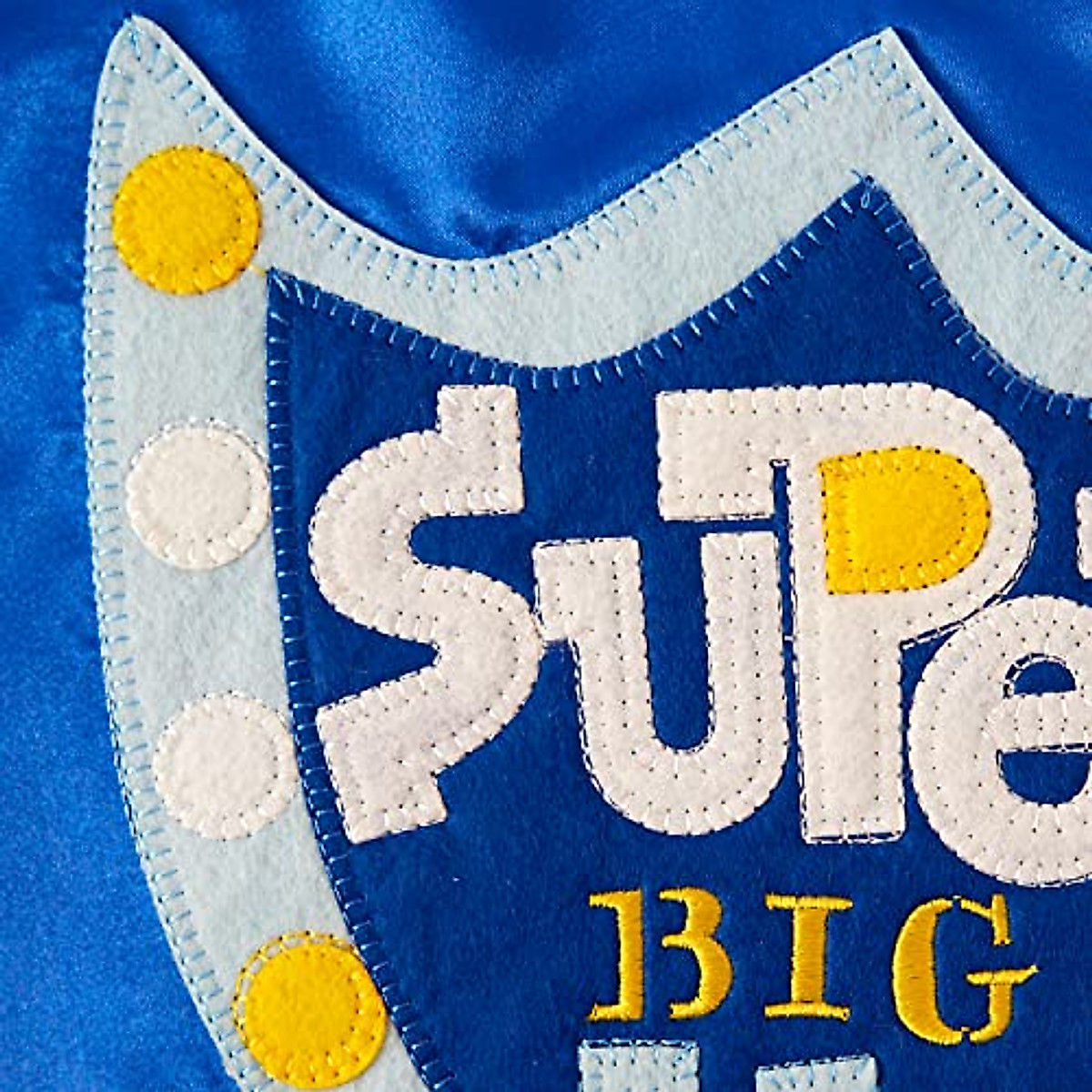 C.R. Gibson Blue 'Big Brother' Superhero Cape Children's Costume, 3pc, 22'' L