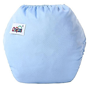 Adjustable Reusable Swim Waterproof Nappy/Diaper Cover. One Size fits All. (Blue)