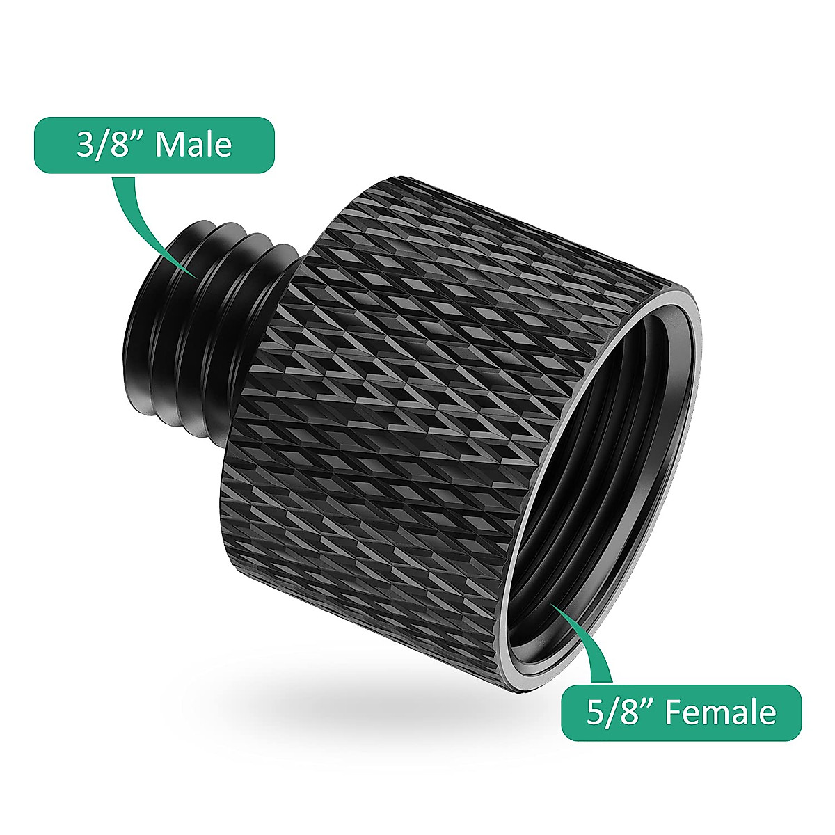 Rigych 5/8 to 1/4 Adapter 8 Pcs Mic Stand Thread Screw Adapter 5/8 Female to 1/4 Male and 5/8 Female to 3/8 Male for Microphone Stand Mic Mount