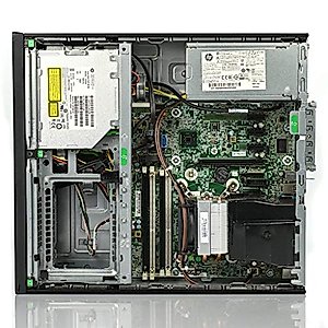 HP 600 G1 Intel Core i5 3.2GHz SFF Computer Tower PC,8GB Ram,120GB M.2 SSD,3TB HDD,Wireless Keyboard and Mouse,WiFi/Bluetooth,Nvidia GT1030 Graphics Card Win 10 Pro (Renewed),Black,Small Form Factor