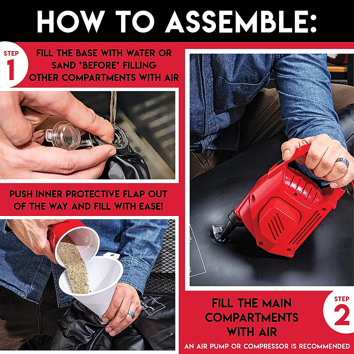 Franklin Sports 5-Hole Inflatable Baseball Target - Inflatable Baseball Throwing Target with Baseballs - Kids Baseball Toss Game - 45" Target