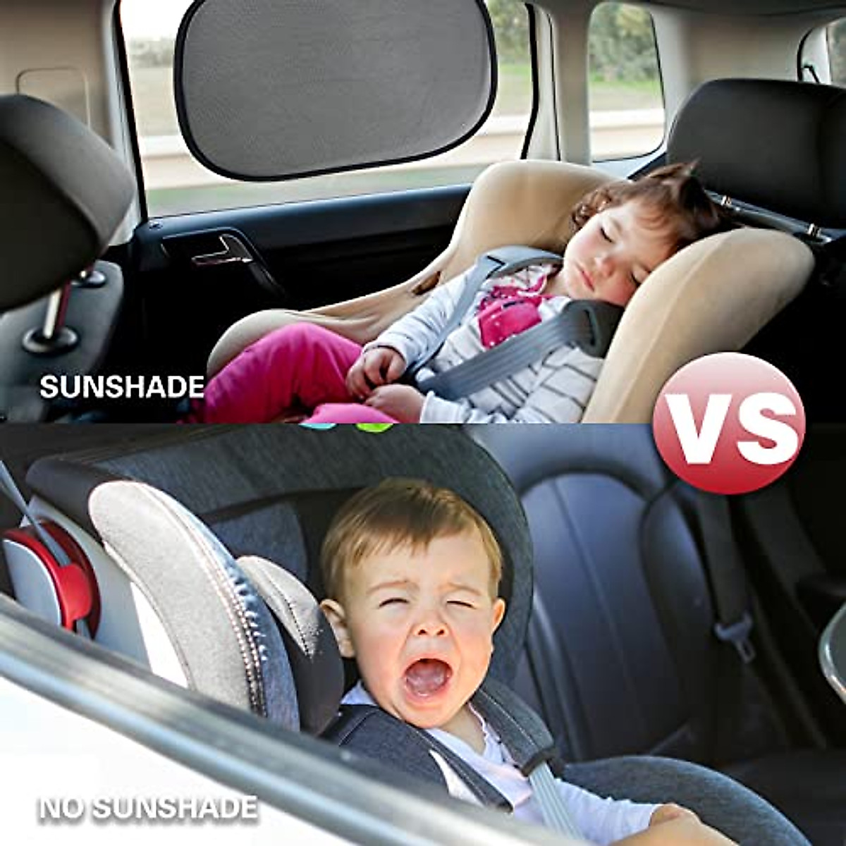 Moyu Home Baby Car Mirror,Safety Back Car Seat Mirror for Rear Facing Infant Child with Wide Crystal Clear View,Shatterproof, Crash Tested and Certified