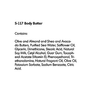 Raya Body Butter Thick Body Moisturizer for Dry, Cracked Hands and Feet, Can Be Used as a Luxurious Massage Cream, Great for All Skin Types