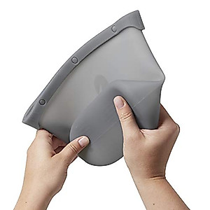 Silicone Steam Sanitizing Bag, Grey